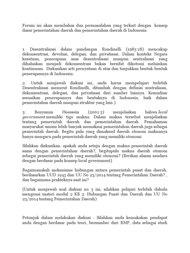 Diskusi Sesi 1 | PDF