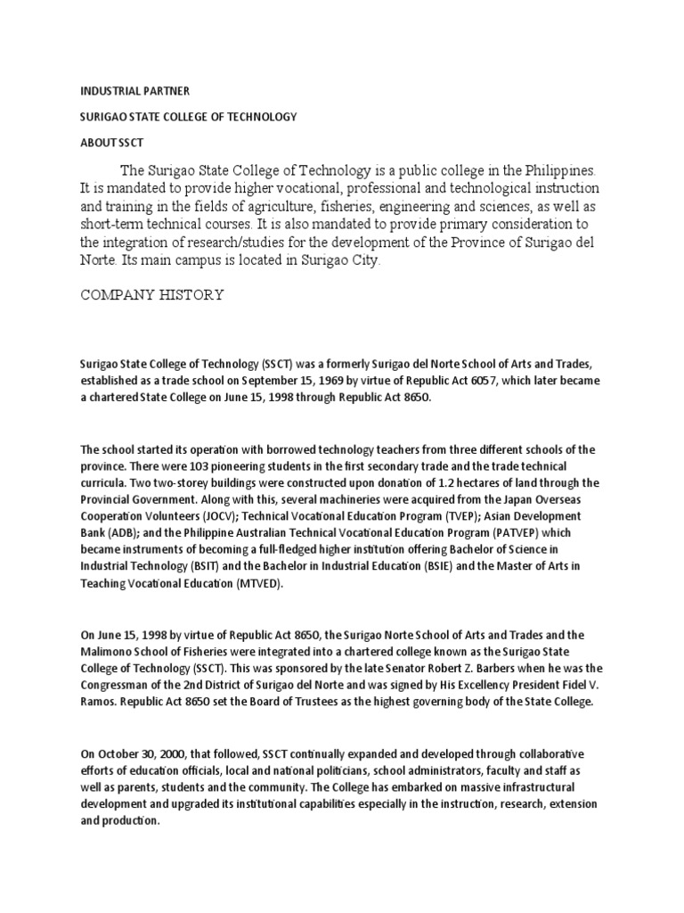 Industrial Partner | PDF | College | Vocational Education