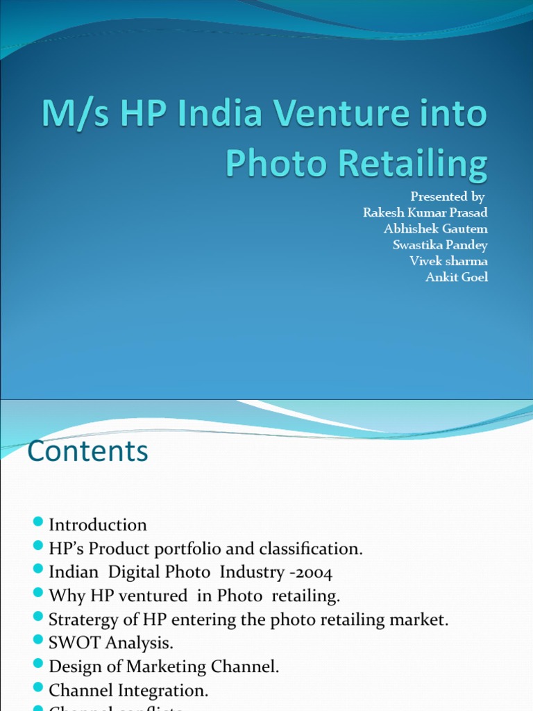 Case study-HP | PDF | Hewlett Packard | Franchising