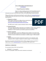 Sample Workshop Proposal Template | PDF | Facilitator | Behavioural Sciences