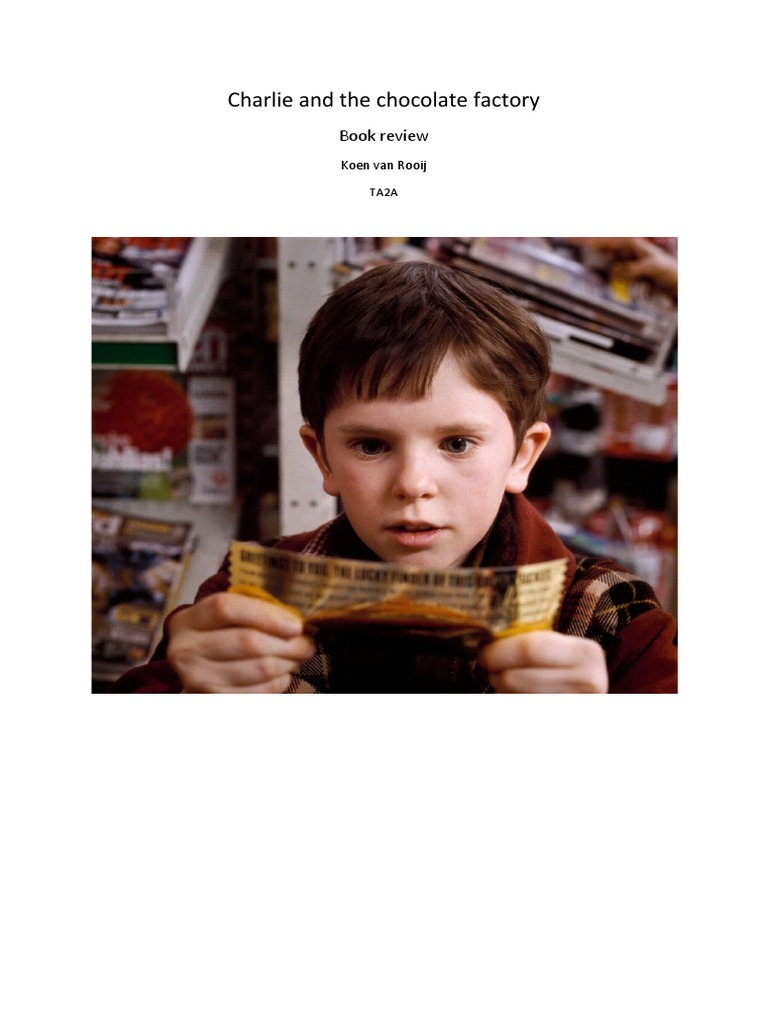 Book Review Charlie and The Chocolate Factory | PDF