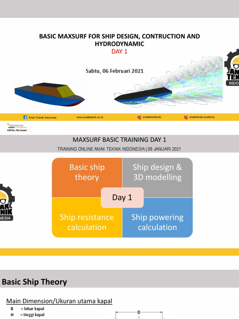 Module - MAXSURF For Ship Design, Construction & Hydrodynamic - Basic ...