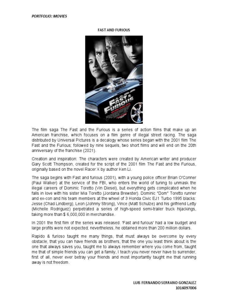 Racer X: Fast & Furious Origins | PDF