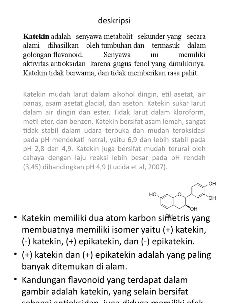 Senyawa Katekin Pdf