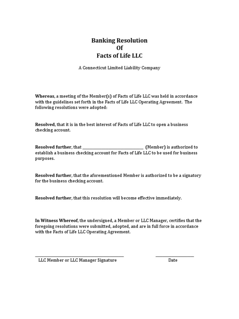 Banking Resolution | PDF