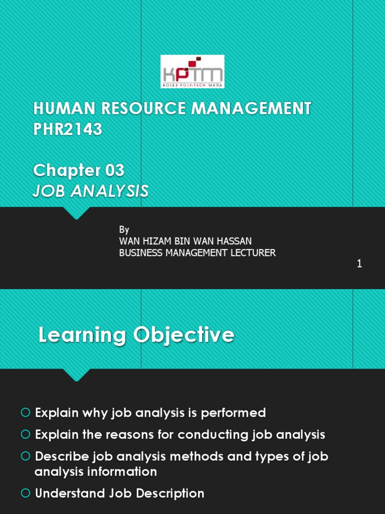 CH3 Job Analysis | PDF | Compensation And Benefits | Performance Appraisal