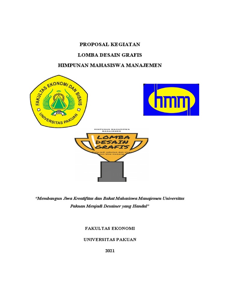 Perdiansyah - Proposal Pelatihan Desain DMK | PDF