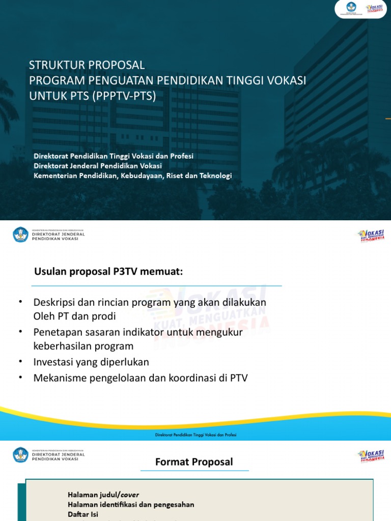 Struktur Proposal P3TV-PTS (030521) | PDF