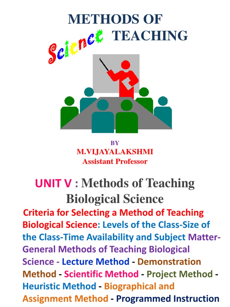 Effective Methods for Teaching Biological Science | PDF | Teachers ...