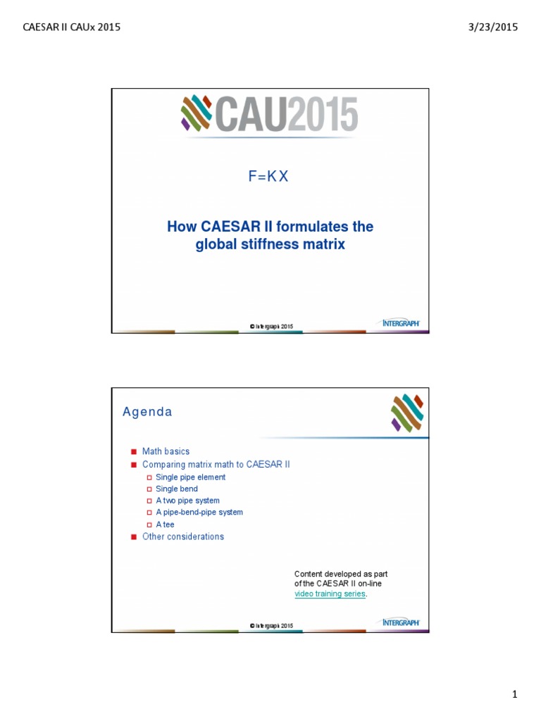 F KX PPT Handouts With Mathcad | PDF | Stiffness | Beam (Structure)