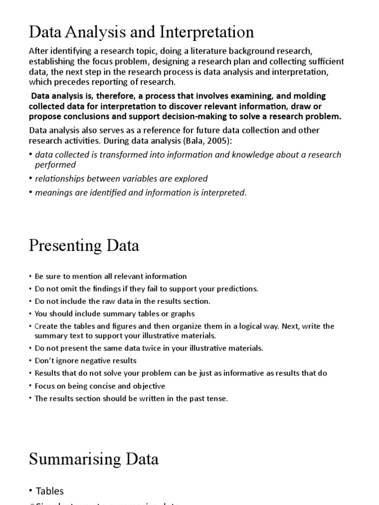 Data Interpretation | PDF | Level Of Measurement | Statistics