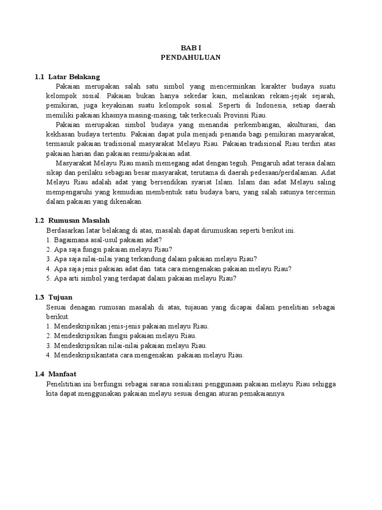 Baju Adat Ips Fatma | PDF