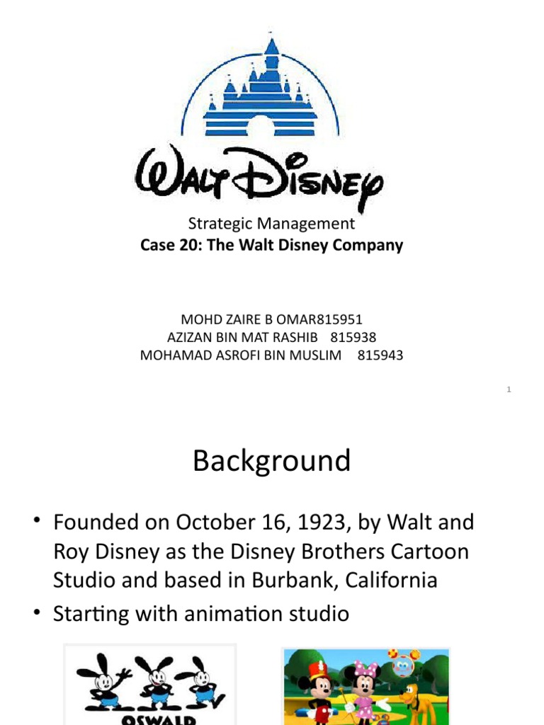 Disney Strategic Analysis Guide | PDF | The Walt Disney Company | Debt