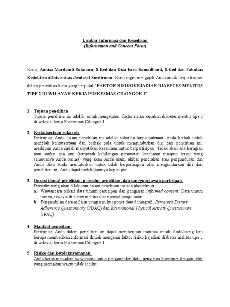 Kuesioner | PDF | Gaya Hidup