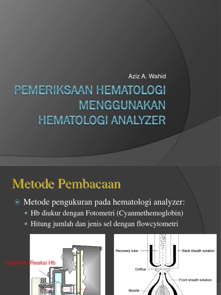 Metode Cyanmethemoglobin dalam Hematologi | PDF | Kesehatan Holistik
