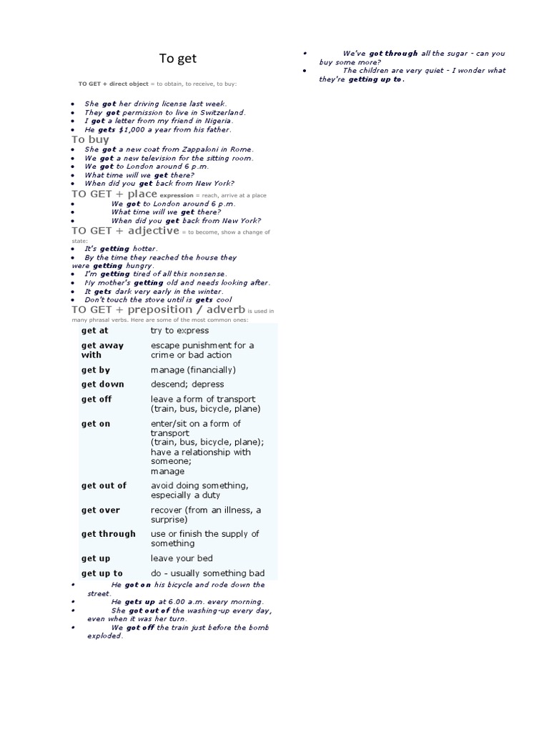 Expressions With GET | PDF | Languages | Language Arts & Discipline