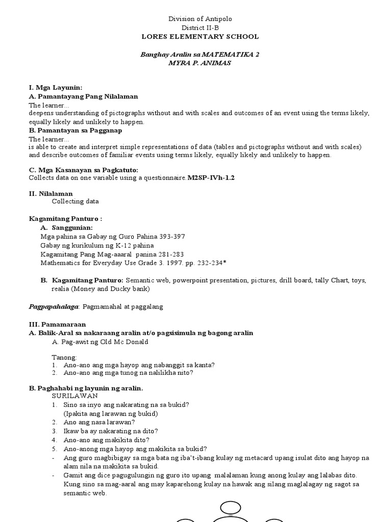 Cot - DLP - Mathematics 2 by Teacher Myra Animas | PDF
