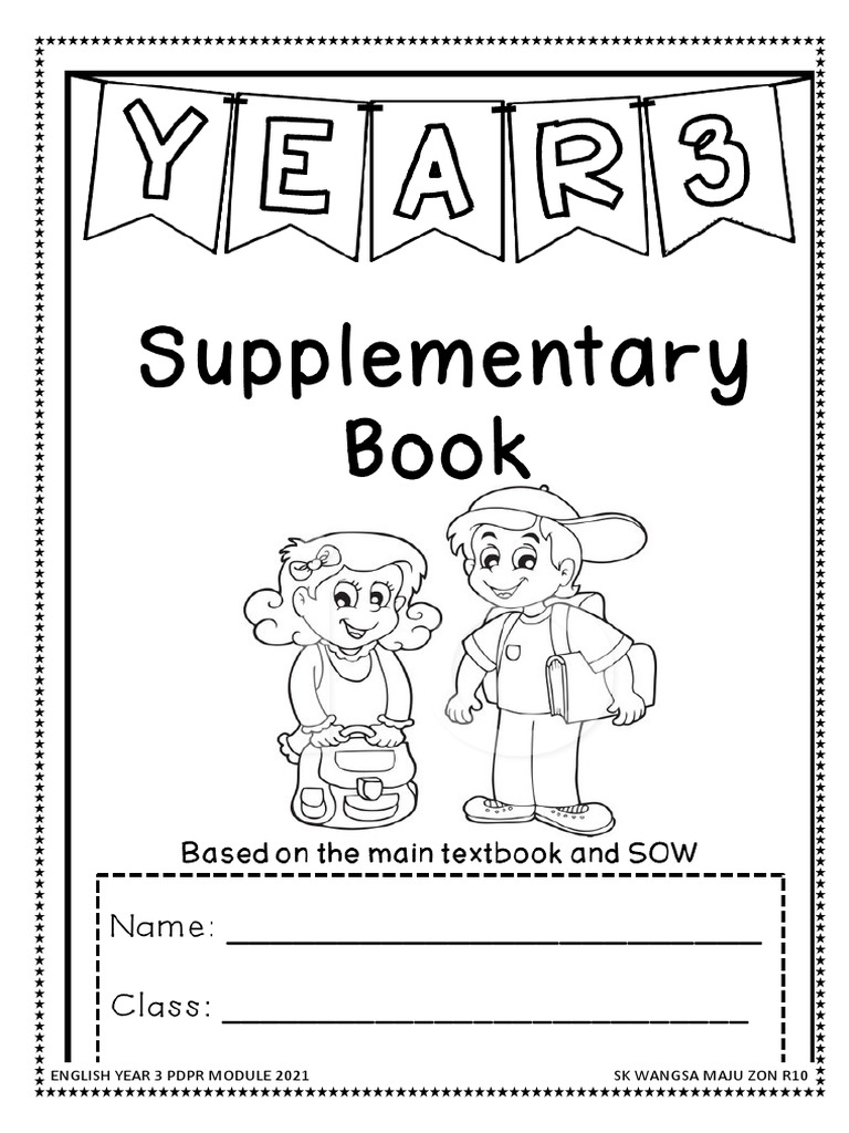 English Year 3 PDPR Module 2021 SK Wangsa Maju Zon R10 | PDF