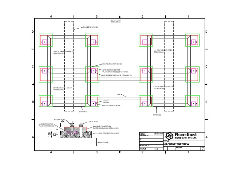 Pfa Inj - Transfer Molding Machine Top View | PDF