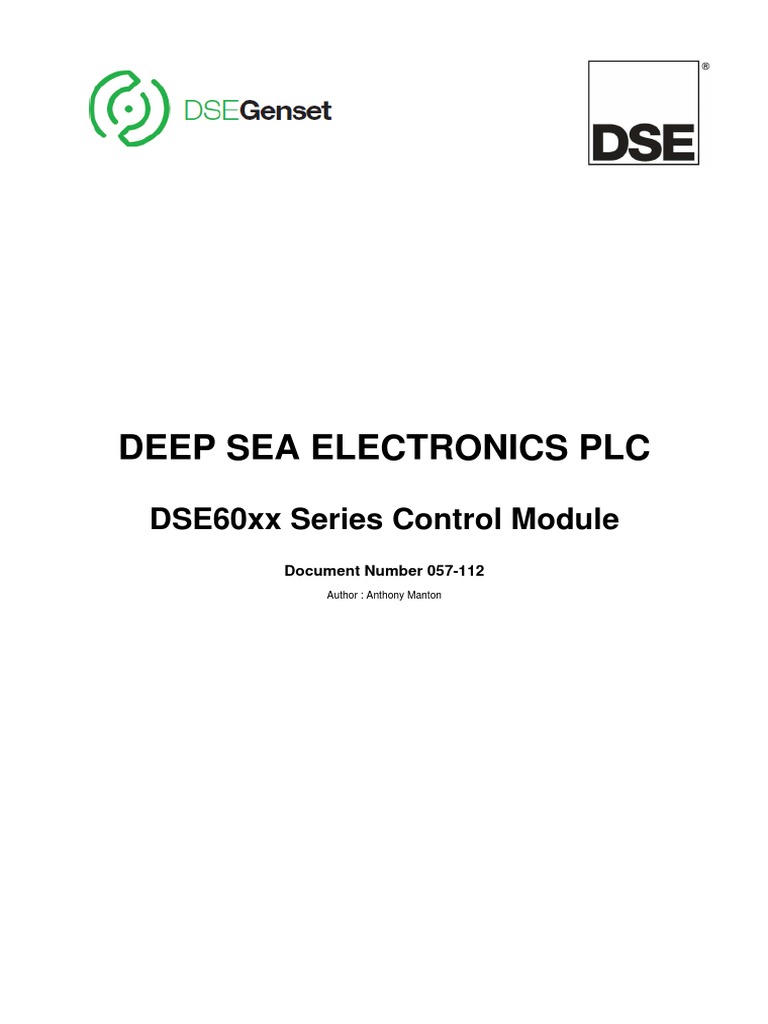DSE 6010-6020-Manual | PDF | Relay | Alternating Current