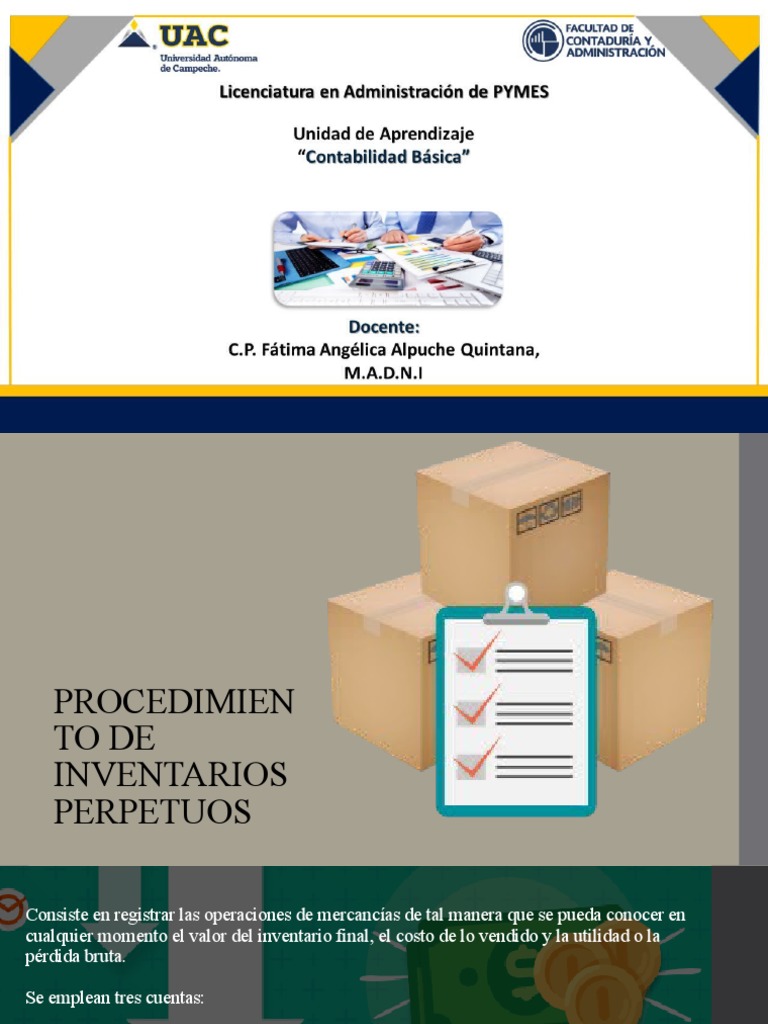 2.3 Control y Manejo de Inventarios. Método Inventarios Perpetuos | PDF | Finanzas y dinero