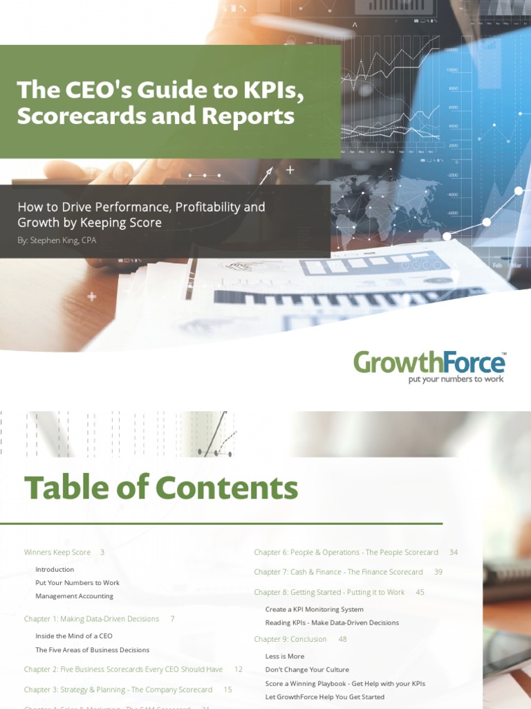 GrowthForce CEO's Guide To Keeping Score | PDF | Performance Indicator ...