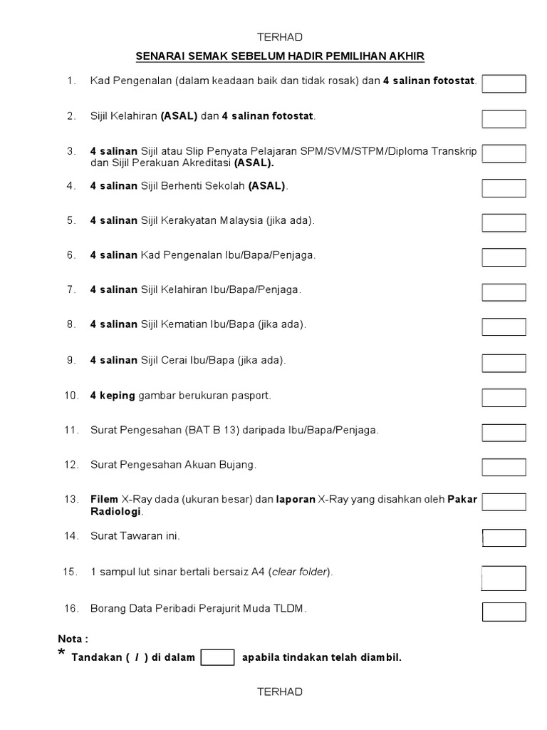 1.senarai Semak | PDF