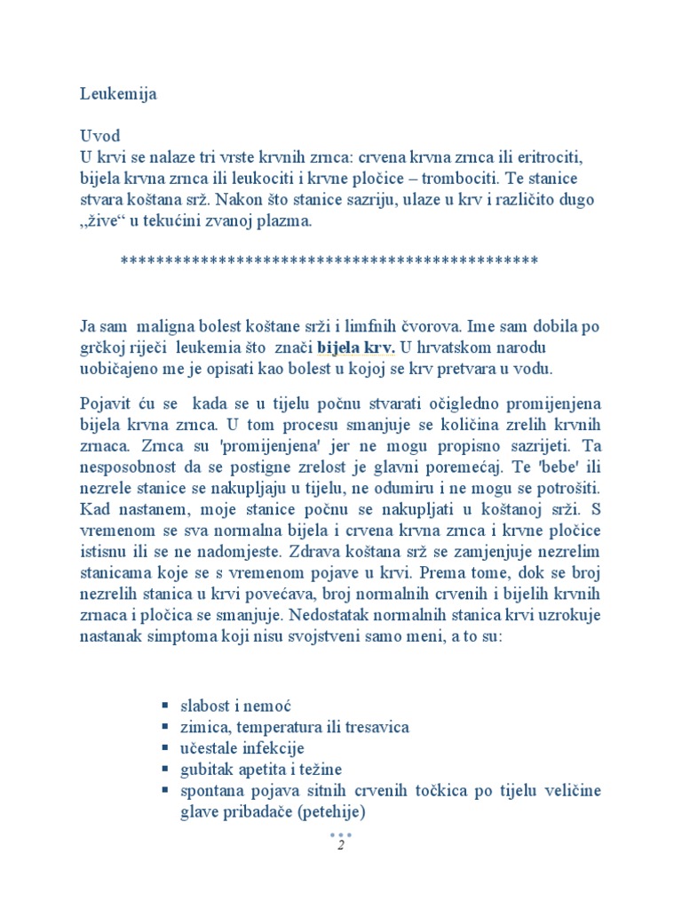 Leukemija | PDF