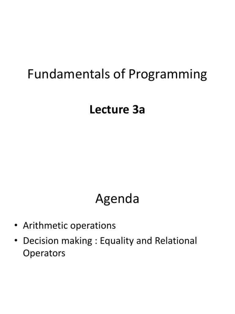 3a Fop | PDF | Boolean Data Type | Computer Programming