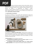 Esquema de La División de La Prehistoria | PDF