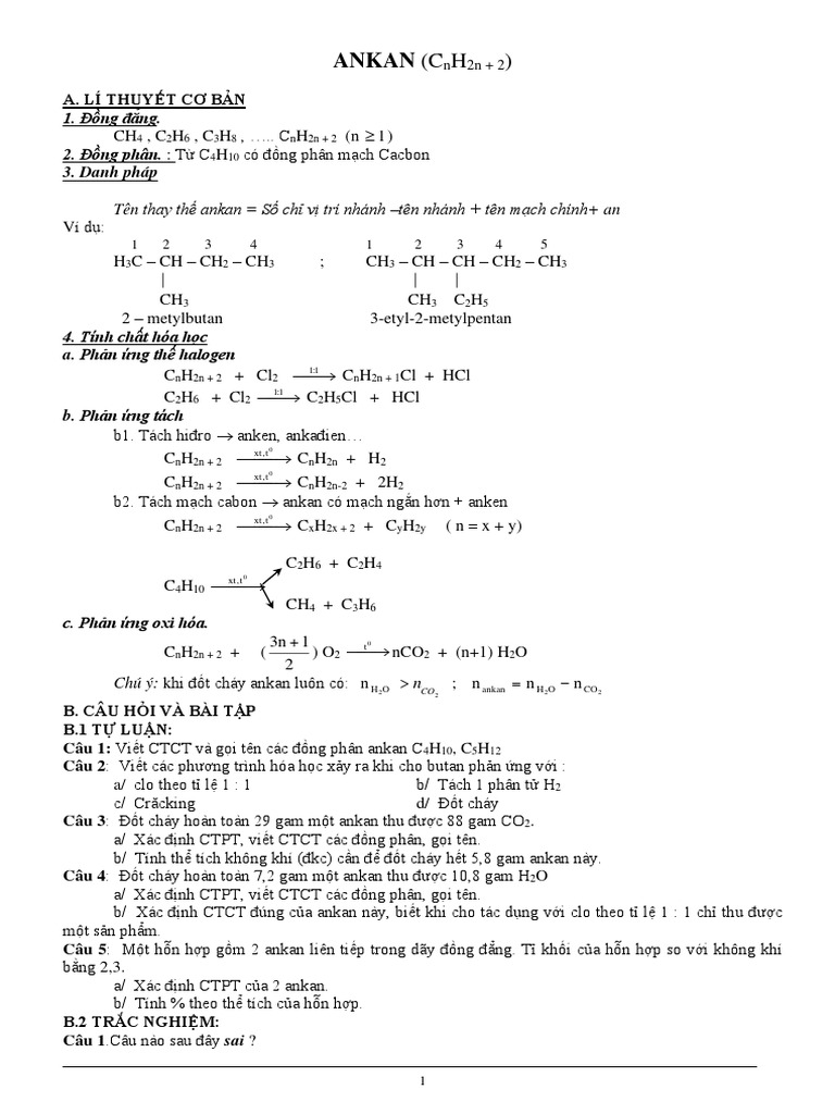 BÀI TẬP ANKAN | PDF
