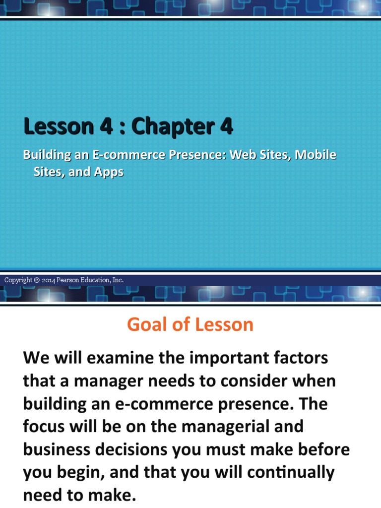 Lesson Five - CH04 Revised | PDF | Application Software | E Commerce