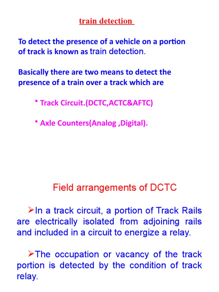 Urban Track Circuit Principles Explained | PDF | Track (Rail Transport ...