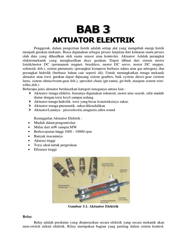 D029-Aktuator Elektrik | PDF