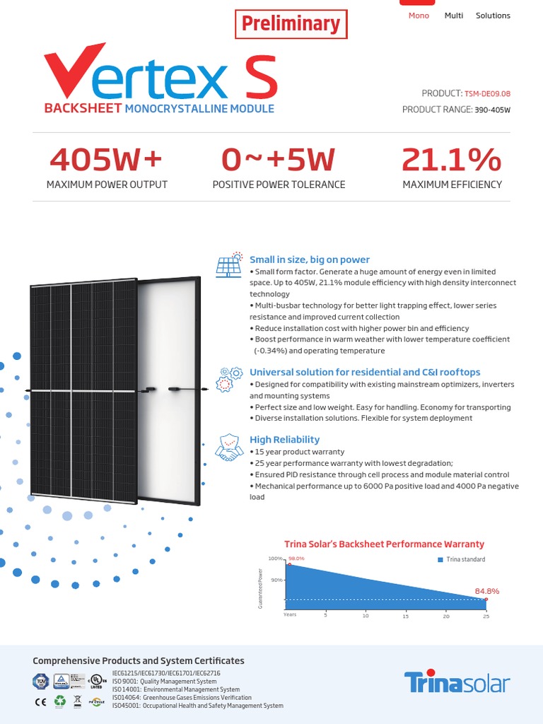 Ficha Técnica - Paineis Solares | PDF | Solar Panel | Photovoltaics
