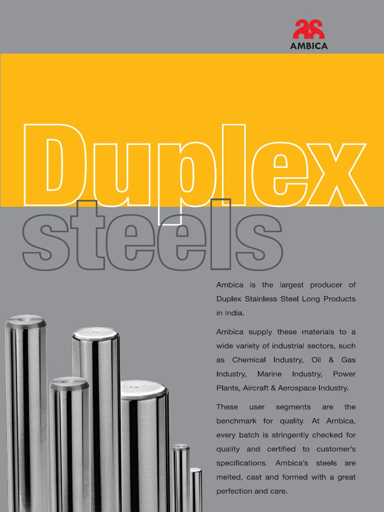 Ambica Duplex Steels Catalog | PDF