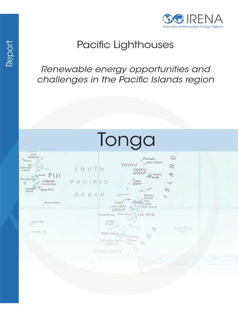 IRENA2015Pacific-Lighthouse Tonga | PDF | Solar Power | Renewable Energy