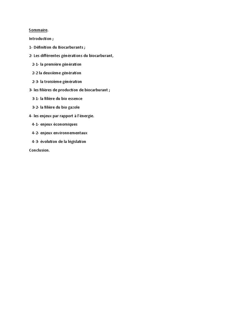 Biocarburant | PDF | Biocarburant | Bioéthanol