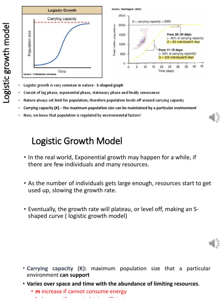 Understanding the Logistic Growth Model | PDF | Logistic Function ...