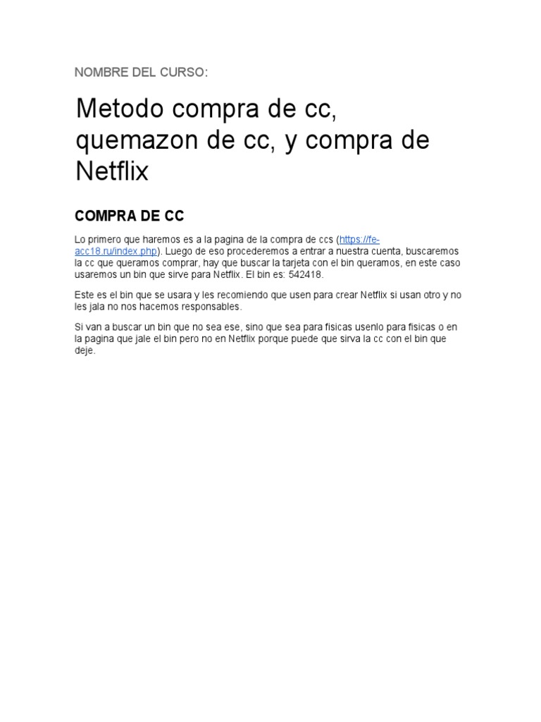 Tutorial CC Netflix | PDF | Netflix