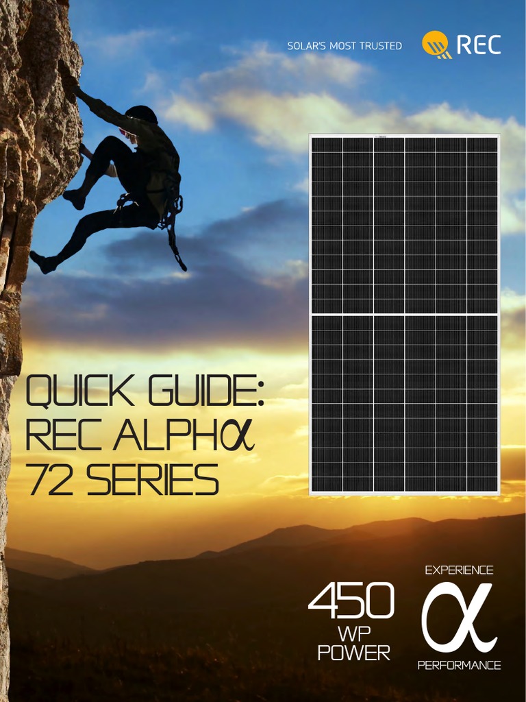 Quick Guide Rec Alpha 72 Series Rev A Eng Web | PDF | Sustainable ...