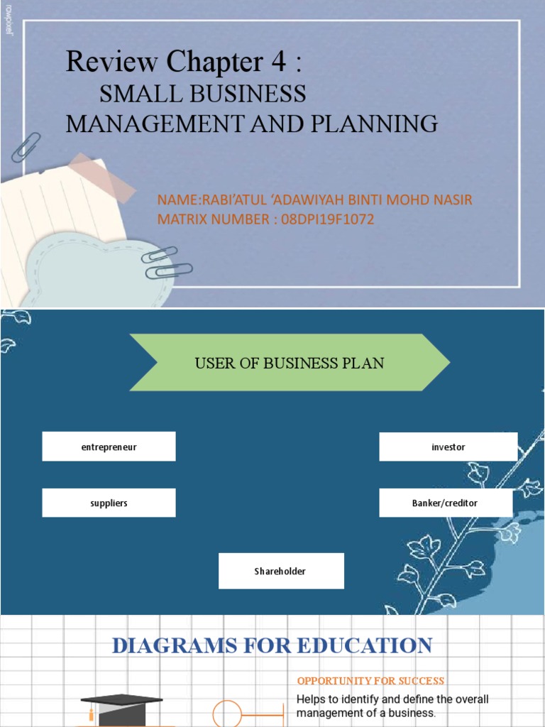 Notes Small Business Management And Planning Pdf Demand Marketing