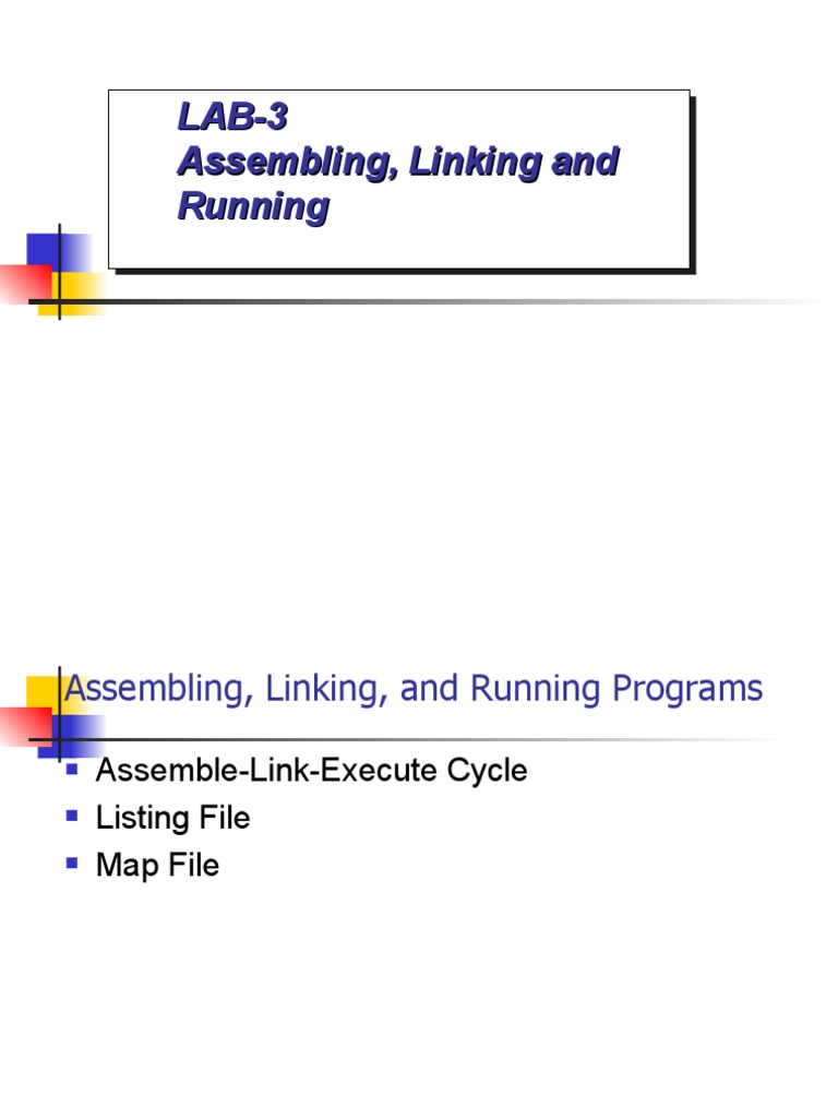 LAB-3 Assembling, Linking and Running | PDF | Computing | Computer Programming