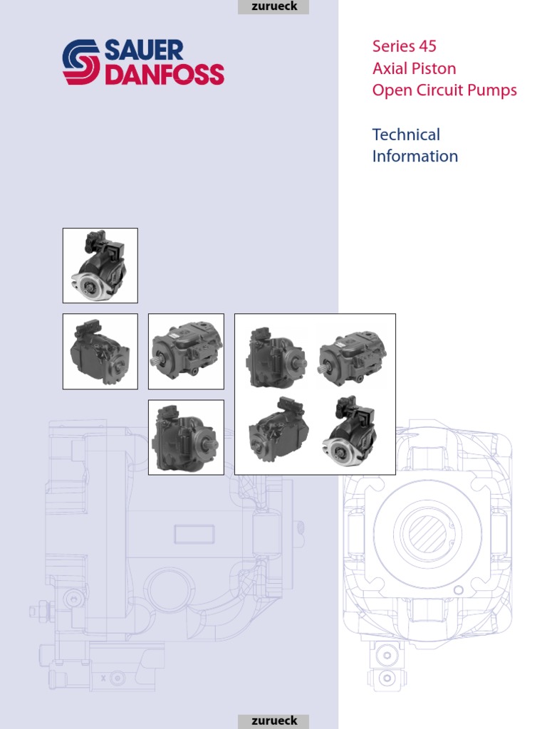 Series 45 Pumps Technical Information | PDF | Pump | Valve