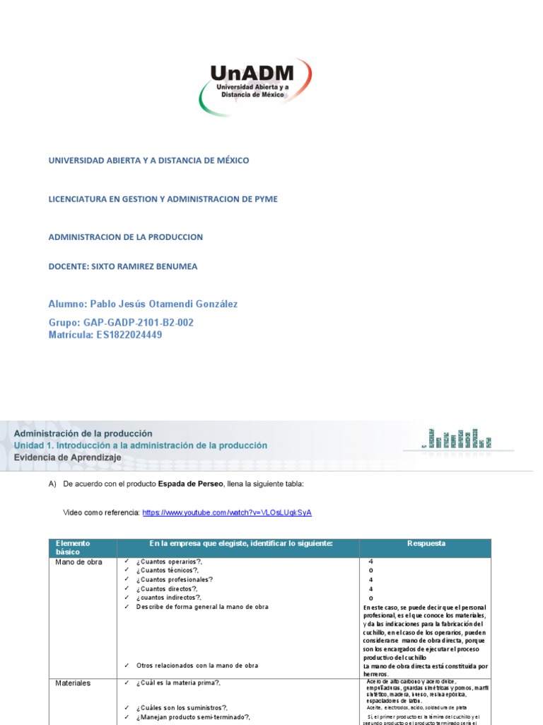 Gadp U1 Ea Paog | PDF | Cuchillo | Soldadura