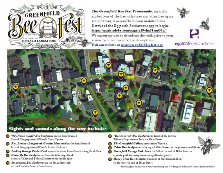 Pollinator's Promenade Map For Bee Fest | PDF