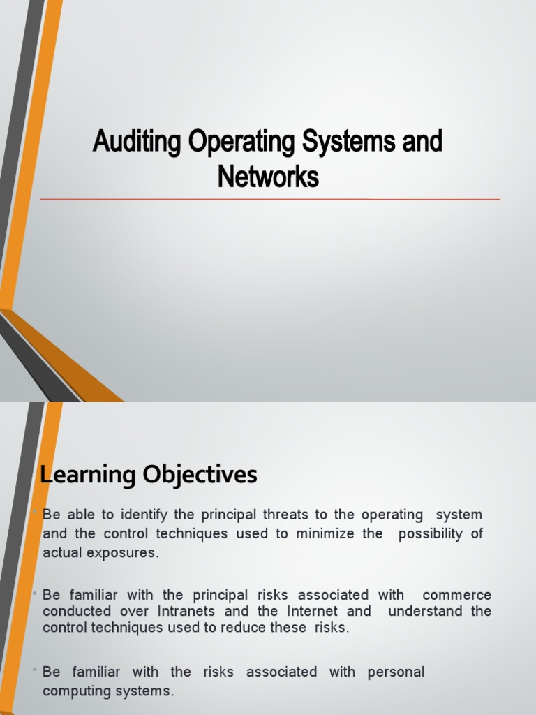 Auditing in CIS Environment - Auditing Operating Systems and Networks (Final) | PDF | Denial Of ...