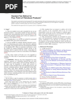 Understanding Pour Point in Crude Oil | PDF