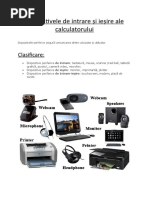 Dispozitive Periferice de Intrare | PDF