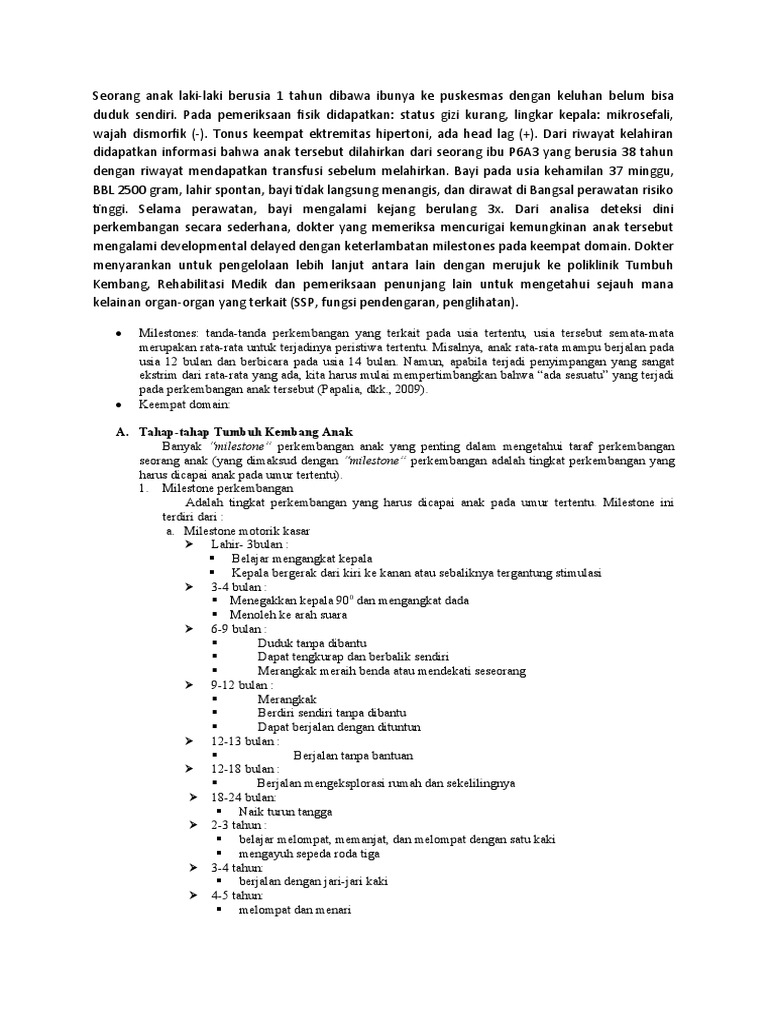 SGD LBM 3 Developmental Delay | PDF